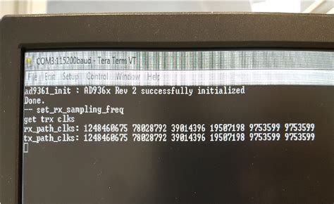 AD9361 SDK Initialization Error Q A FPGA Reference Designs EngineerZone