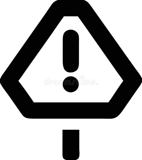 Caution Sign Icon Warning And Safety Symbol Stock Illustration