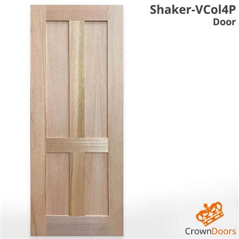 Shaker Vcol4p Solid Engineered Door Crown Doors