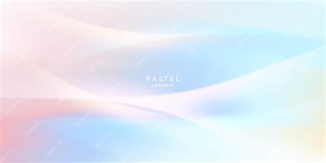 Premium Vector Abstract Pastel Color Background Design Soft Template Vector Illustration