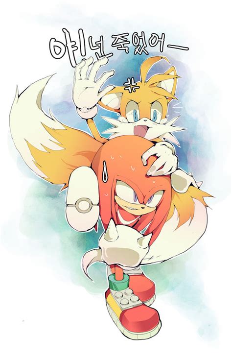 Knuckles X Tails By Jeongkuk On Deviantart