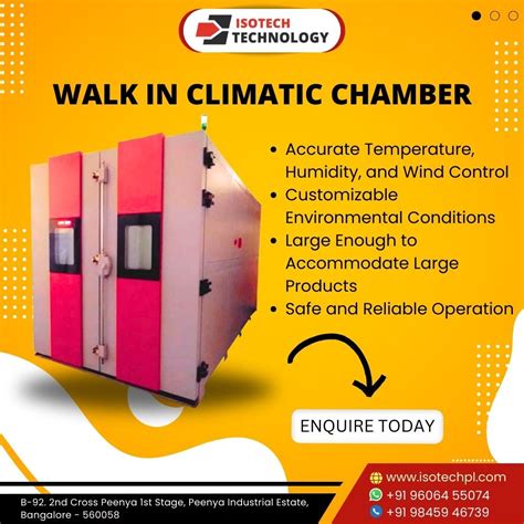 Isotech Climatewalkinchmaber Bangalore Manufacturers Isotech Technology Private Limited