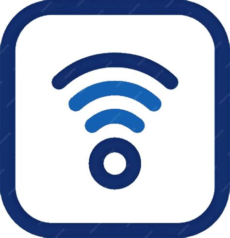 Wireless Signal Icon Image Symbolizing Wifi Premium Ai Generated Vector