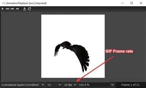 Edit Frames Of Animated Using GIMP In Windows