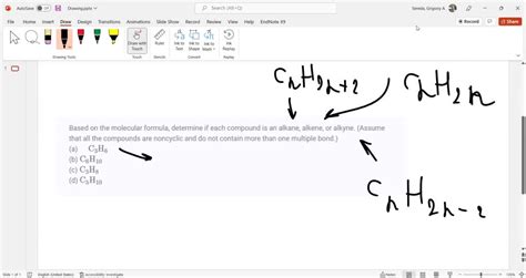 Solved Based On The Molecular Formula Determine Whether Each Compound