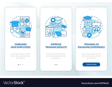 Gamification In Corporate Training Blue Royalty Free Vector