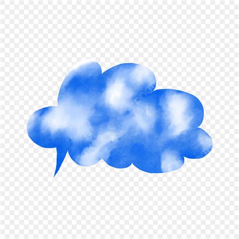 구름 일러스트 거품 수채화 블루 말풍선 하늘 구름 거품 푸른 Png 일러스트 및 Psd 이미지 무료 다운로드 Pngtree