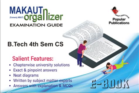 E Book Makaut Organizer Computer Science Cse 4th Fourth Semester 2022 Bookkar India