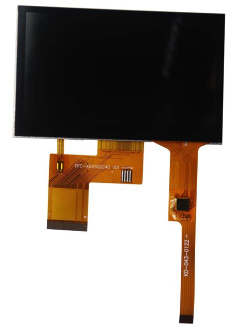 RoHS 4 3inch TFT LCD Touch Screen 480xRGBx272 TFT Capacitive Touchscreen