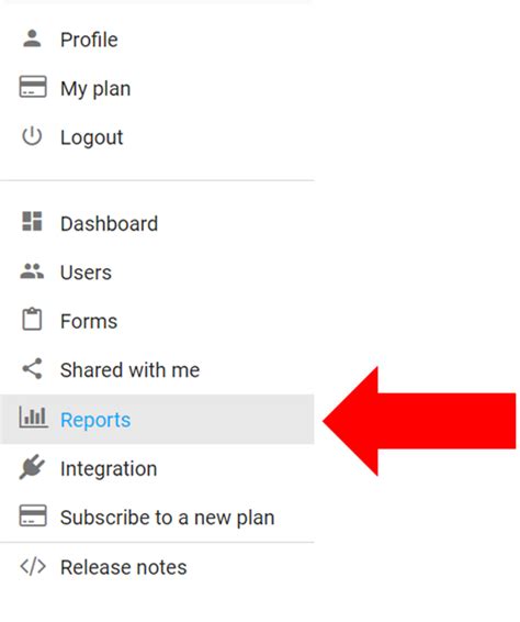Access Via Reports Screen Hashdata Forms User Guide