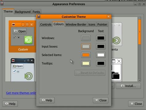 Re Creating The Classical Ubuntu Orange Theme Artwork Ubuntu MATE Community
