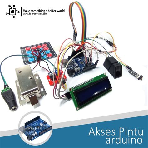 Arduino Keypad Fingerprint Door Lock System Shopee Malaysia