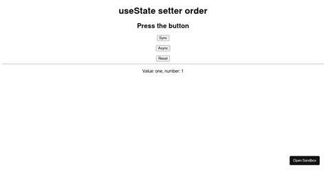 React Usestate Setter In Timeout Codesandbox