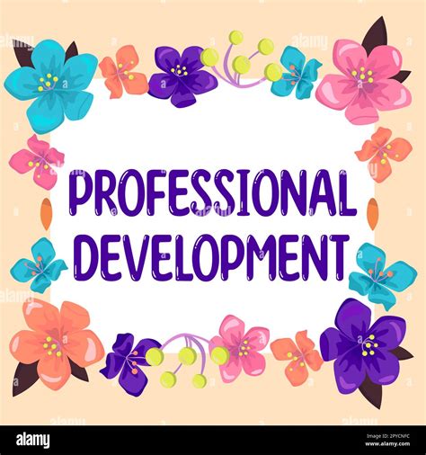 Conceptual Caption Professional Development Business Idea Learning To