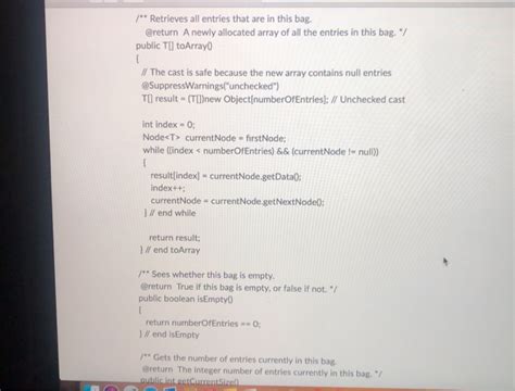 Solved Consider The Definition Of Linkedbags Add Method