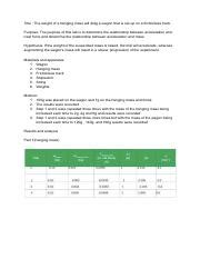 Exploring Acceleration And Mass Relationships In Physics Course Hero