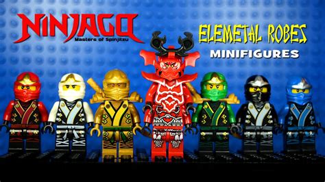 Lego Ninjago Elemental Robes Masters Of Spinjitzu Knockoff Minifigures