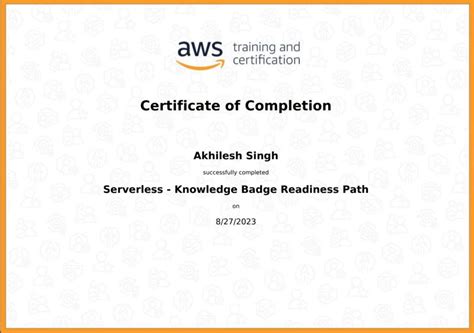Aws Serverless Certification Thankyou Careergrowth Awscommunity Awsskillbuilder