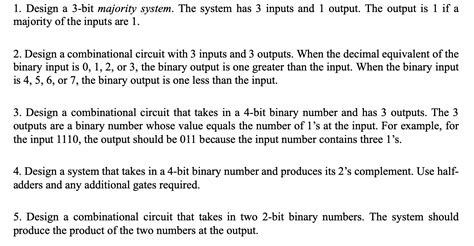 solved make up your own combinational circuit design problem