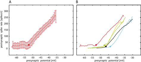 Relationship Between Presynaptic Potential Of Vs Cells And Postsynaptic Download Scientific