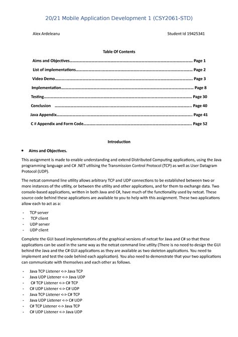 Mobile Development Designing And Developing Two Chat Applications
