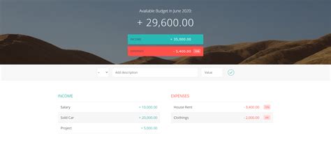 Github Shubh0405budgetappjavascript Budget App Built Using Html