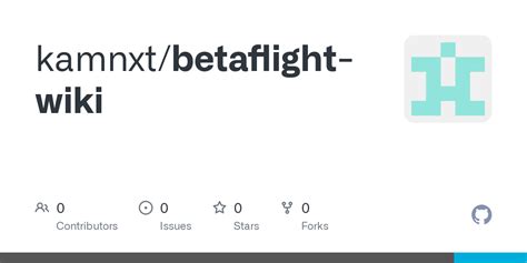 github kamnxt betaflight wiki