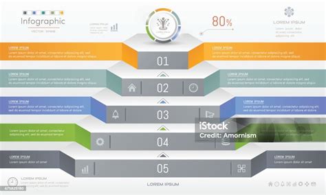 아이콘 프로세스 다이어그램 벡터 Eps10 일러스트와 인포 그래픽 디자인 서식 파일 개념에 대한 스톡 벡터 아트 및 기타 이미지 개념 그래프 금융 Istock