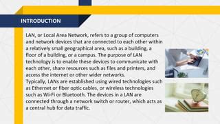 LAN Technology Pptx Computer Networking Computing