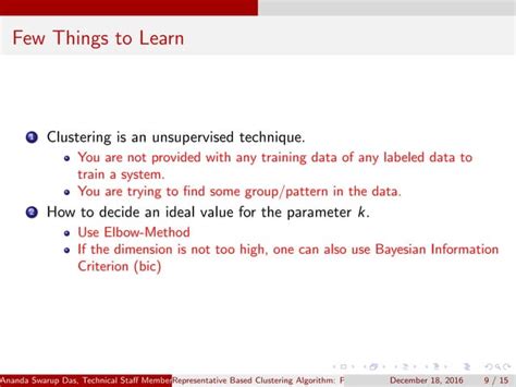 Representative Basedclustering Ppt