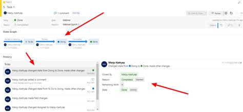 History Feature To Track Various States Of Tasks In Tfs Azure