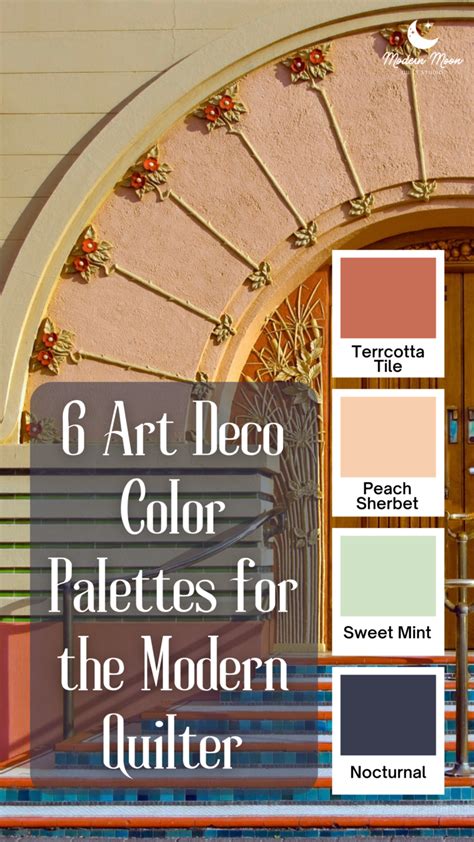 Six Art Deco Color Palettes For Today S Quilter Artofit