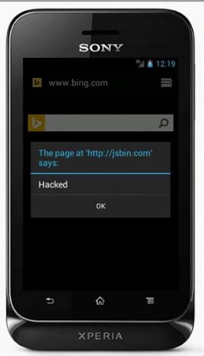 Android Browser Kitkat Content Spoofing Vulnerability Miscellaneous Ramblings Of A Cyber