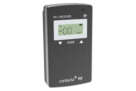 Portable Radio Frequency Receiver Contacta RF Systems