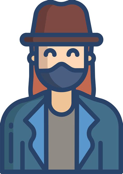 Robber Woman Linear Color Illustration 47127821 Vector Art At Vecteezy