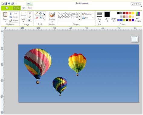 overview radribbonbar telerik ui for winforms