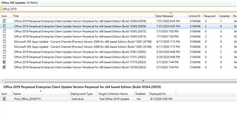 Unable To Apply Office 2019 Updates Through Sccm Microsoft Qanda