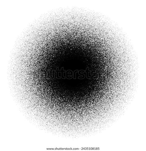 Black Grunge Blot Circle Noise Gradient Stock Vector Royalty Free 2435108185 Shutterstock