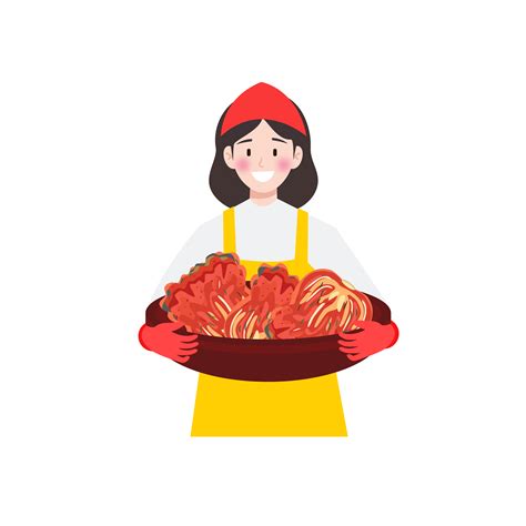 Kimchi Kimchi Woman Illustration Illustration Ai Png Download Download Kimchi Kimchi Woman