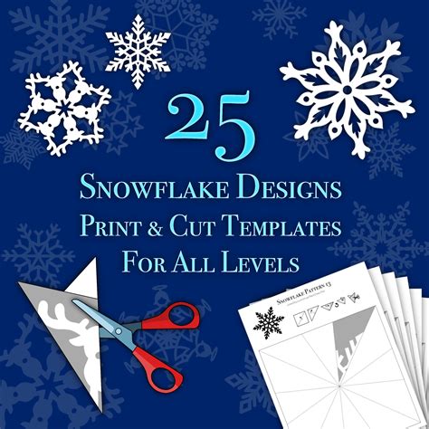 Snowflake Cutting Template