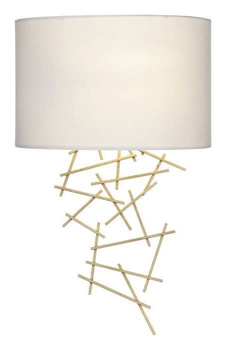 Dar Cevero Wall Light Gold With Shade Sparkle