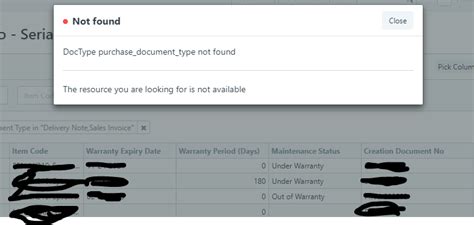 Serial Number Reports Not Functioning Properly Erpnext Frappe Forum