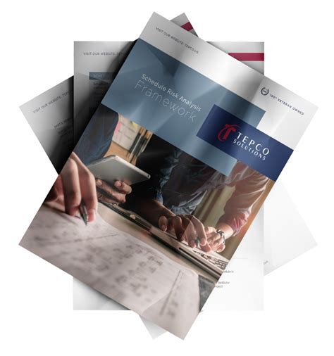 Schedule Risk Analysis Framework Tepco Solutions Schedule Risk Analysis Framework Tepco Solutions