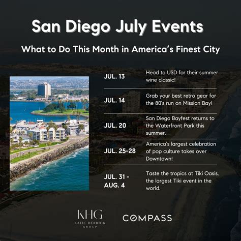 Pack Your Summer With Fun In San Diego Check Out These Upcoming July