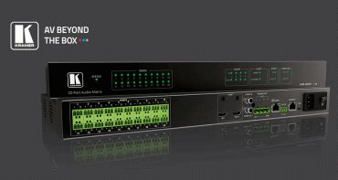 Kramer Unveils The Industrys First Audio Matrix With DSP And Interchangeable I Os RAVe PUBS