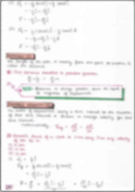 Physics Notes Kinematics Study Notes Physics Docsity