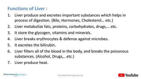 Liver Anatomy And Physiology Parts Of Liver Structure And Functions Of Liver Pptx