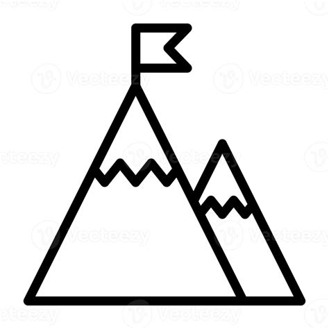 ícone Da Linha De Missão 18888873 Png