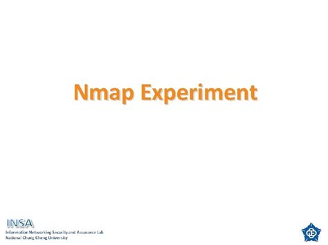 nmap experiment outline introduction nmap nmap advantages nmap