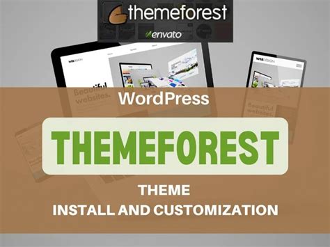 Wordpress And Themeforest Theme Installation And Customization With Seo